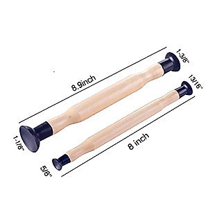 WINTOWIN Valve Lapper Tool Set for Vehicle Oil Systems Maintenance and Repair,Double Ended Valve Hand Lapping Grinding Sucker Kit with 4 Suction Plates