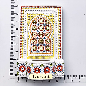 3D Kuwait Fridge Magnet Travel Souvenir Refrigerator Magnetic Sticker Hand Painted Craft Collection
