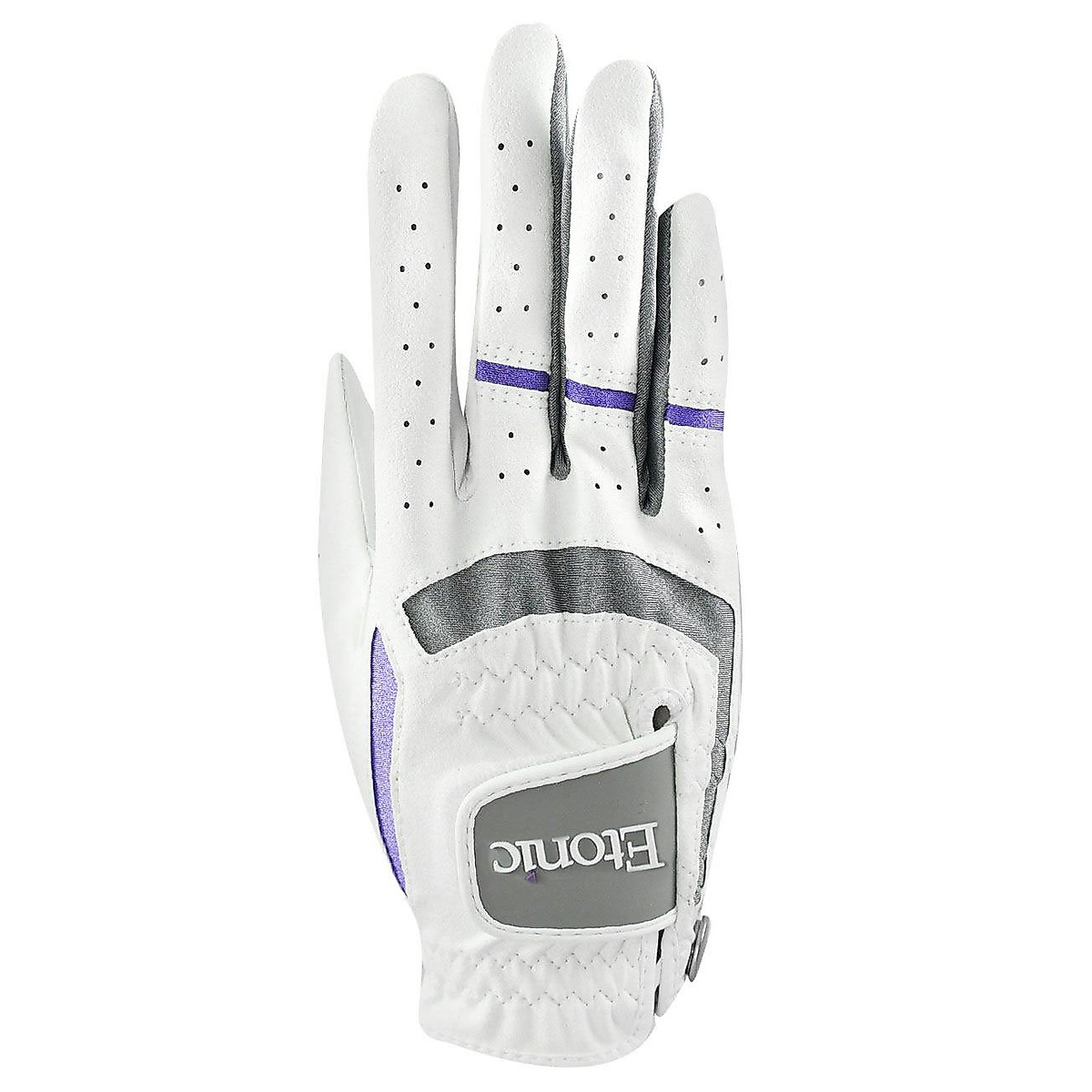 Etonic Golf Ladies LRH Stabilizer F1T Sport Glove (2 Pack) White Large