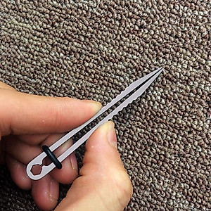 Portable Tweezers, Titaniums Alloy Tweezers, Stainless Steel Precision Tweezers for Fixing Various Small Parts