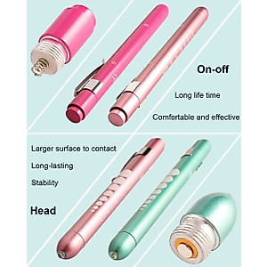 MEUUT 3 Pack Pen Lights for Nurses with 6 Batteries – Medical Penlights Nurse Accessories for Work, Perfect Nursing Student Essentials Medical Supplies for Nurses Doctors EMT Trauma