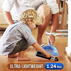 Coransi Car Vacuum Cleaner High Power 13000PA, Hand Vacuum Cordless Ultra-Lightweight 1.24lbs, Portable Car Vacuum Cleaner with Air Blower, Handheld Vacuum Wireless with LED for Pet Hairs