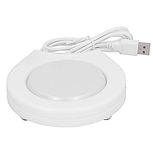 Fdit USB Plug-in Use Insulation Board Heater Pad Vacuum Cup Mat Warmer Coaster Placemat Coffee Insulation Board for Office Milk Coffee