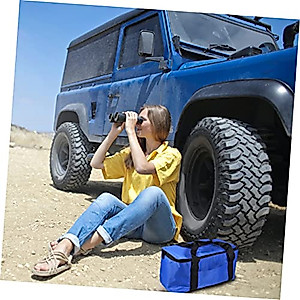 SOESFOUFU Insulated Bag Suitcase Bag Foldable Picnic Basket Food Bag Large Shopping Bags Cake Containers Outdoor Basket Coffee Container Containers for Food Foldable Basket Pizza Bag Blue