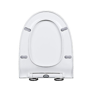 Bidet Bumper, 4PCS Height-increasing Pads, Universal Seat Bumper Kit with Strong Adhesive, Replacement Bumpers for Toilet Seat