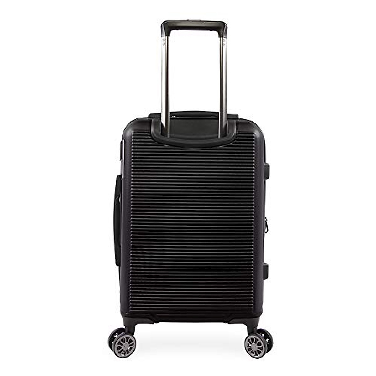 Brookstone Luggage Nelson 2pc Hardside Spinner Luggage, Black, 2 Piece Set