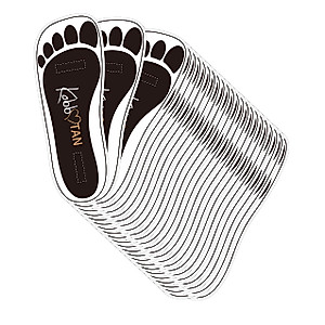 25 Pairs (50Feets) Spray Tanning Feet Pads Disposable Sunless Airbrush Tanning Tent Foot Protection