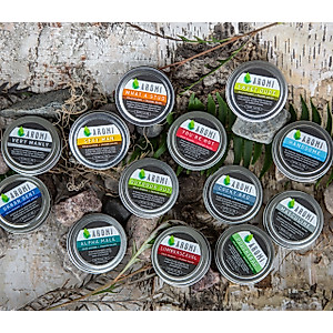 Aromi Solid Cologne | Spicy, Citrus Men's Fragrance, Oakmoss Scent, Vegan, Cruelty-free, Father's Day Gift Idea, Travel, Alcohol-free (Sweet Dude)