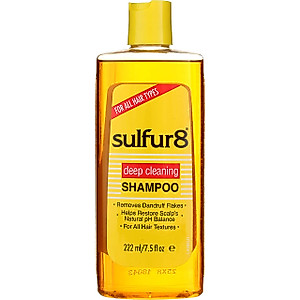 Sulfur-8 Shampoo Deep Cleaning 7.5 Ounce (221ml) (3 Pack)