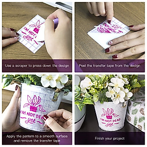 RIZEE Strong Grip Transfer Tape 12x120 Inches w/Alignment Grid for Heavier Adhesive Vinyl - Perfect for Glitter Vinyl, Brushed Vinyl for Decals, Signs, Windows, Stickers