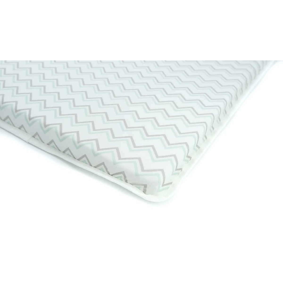 Arm’s Reach Fitted Bassinet Sheets - Soft and Breathable Cotton and Polyester, Designed for Use with Mini, Clear-Vue, and Cambria Co-Sleeper Bedside Bassinet, Chevron Pattern