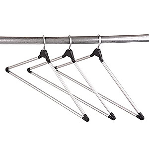 KADBLE Aluminum Alloy Travel Folding Hanger，Car Hanger, Clothes Hanger for Holiday Camping and Home Travel