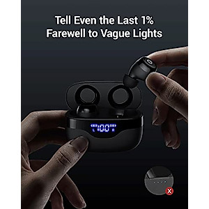 Wireless Earbuds, LavaBeans True Bluetooth In-ear Headphones 35H Playback with Power Display, IPX 8 Waterproof Touch Control Stereo Sound Earphone for Home Work Sports compatible with iPhone & Android