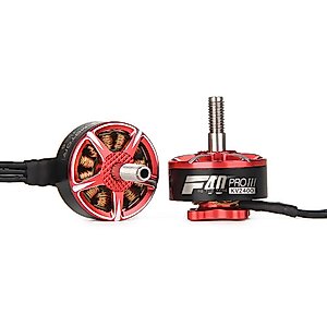 T-MOTOR F40 PRO III KV1600 RED brushless Motor, Unlock Speed bldc Motor FPV for Drone