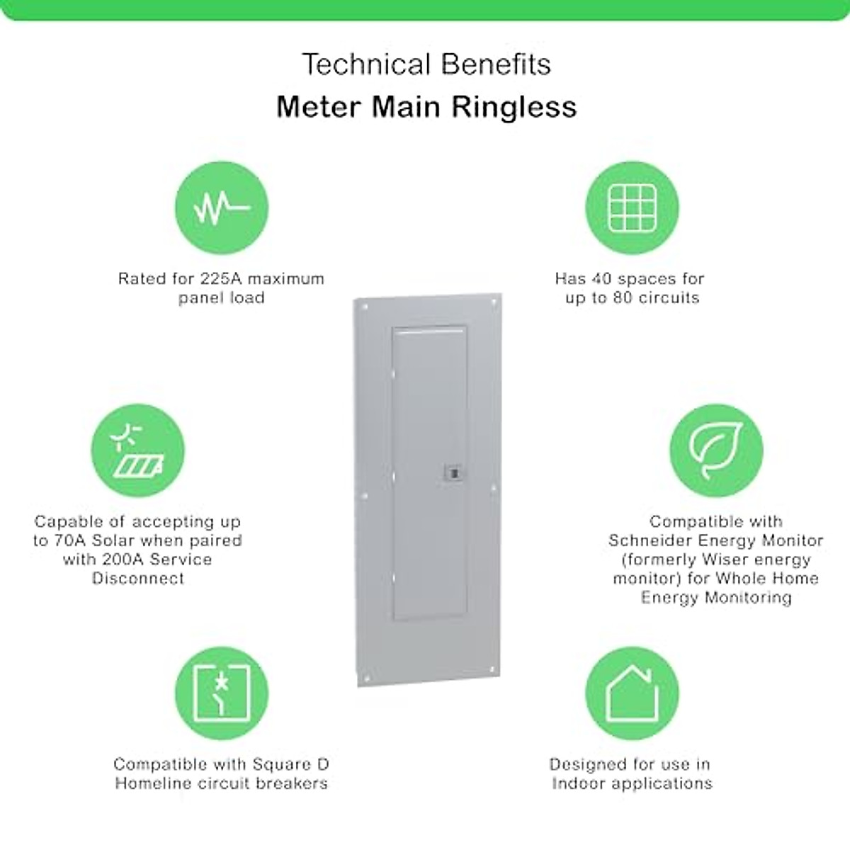 Square D - HOM4080L225PC, Gray