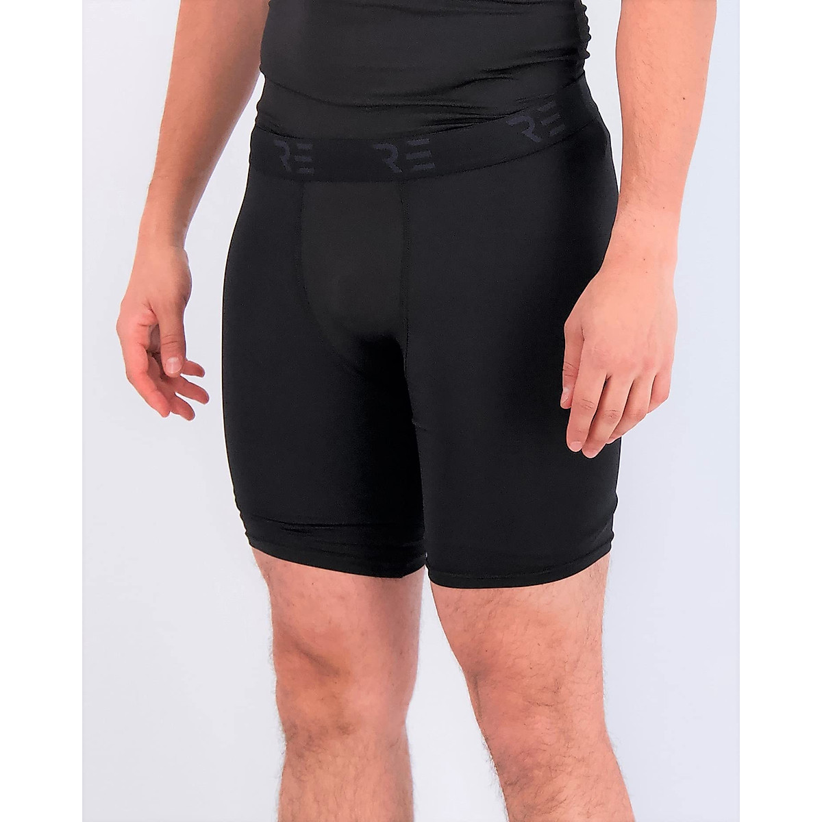 5 Pack: Mens Compression Short Biker Shorts for Men Cool Spandex Sports Basketball Workout Gym Yoga Base Layer Tight Skins Active Athletic Running Underwear Briefs Quick Dry Dri Fit, Set 1 - Medium