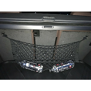 EACCESSORIES EA Trunk Rear Seats Organizer Cargo Net for Audi A5 RS5 S5 Sportback 2018-2023-Envelope Style Cargo Net for Hatchback-Premium Mesh Car Trunk Organizer-Compatible with A5 RS5 S5 Sportback