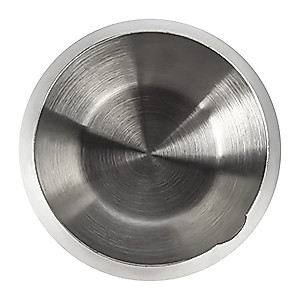 ASIKA Sugar Bowl, Stainless Steel Sugar Pot with Clear Lid and Spoon, Drum Shape Small Condiment Container for Home and Kitchen, 8.1 Ounces(240 Milliliter)