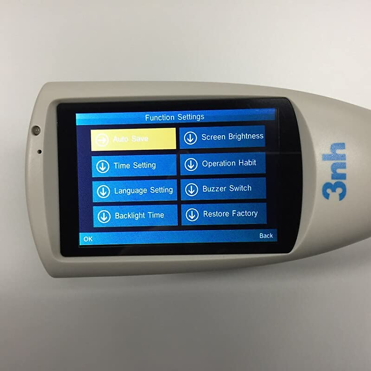 Three Angle Gloss Meter for Paint Glossmeter NHG268 Precise with Touch Screen