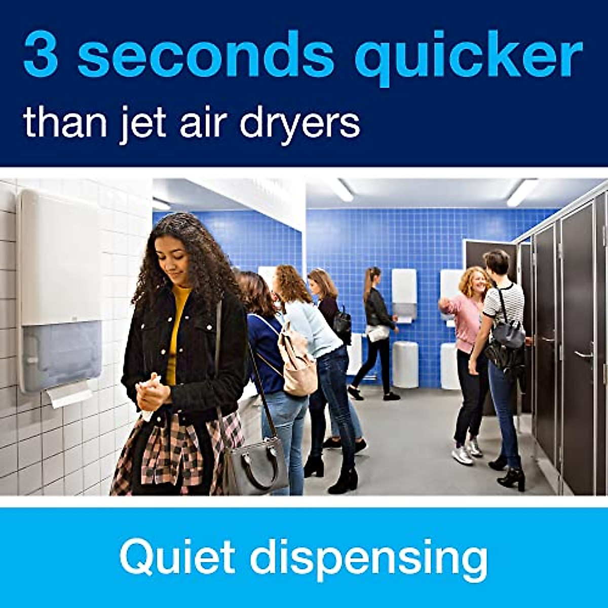 Tork PeakServe Continuous Hand Towel White H5, Advanced, Compressed, 12 x 410 sheets, 105065