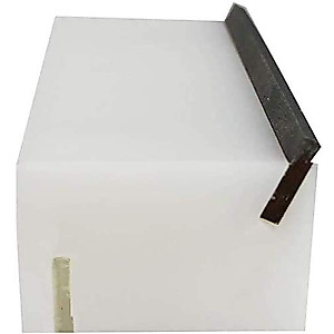 Jiayouy Guitar Fret File Edge Sanding Leveling File Luthier Tool White 90 Degree Fret Bevel - 7.1" x 1.5"