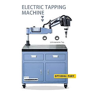 US Stock M4-M24 Tap Collets 1200mm Arm 360° Universal Tapping Machine Electric Tapper 550rpm With ANSI Imperial Collets