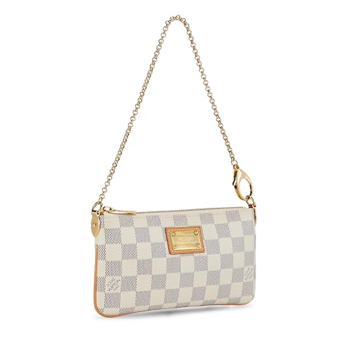 Louis Vuitton, Pre-Loved Damier Azur Pochette Milla MM, White