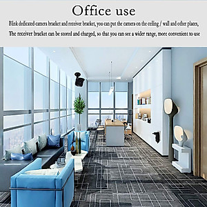 All-New Blink Camera Wall Mount Bracket, Weather Proof 360° Protective Plastic Housing Cover and Adjustable Wall Mount Bracket for Blink Indoor Outdoor Home Security Camera System Black(3Pack)