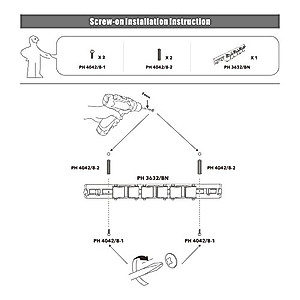 DrDirt Broom Holder Wall Mount with 3 Sliding Grippers and 4 Hooks, 13.4inch Heavy Duty Garden Tool Organizer Mop and Broom Holder for Home Kitchen Bathroom Laundry Room Closet Garden Garage, Gray
