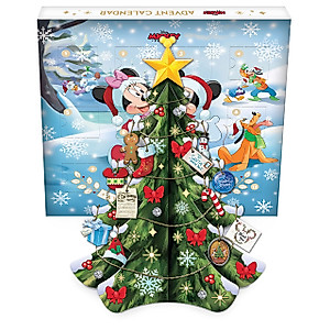 Disney Mickey & Friends Advent Calendar Box Set - with Storybook, Daily Family Activities, and 3D Christmas Tree