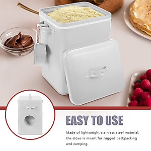 UPKOCH Box Kitchen Storage Bucket Washing Powder White Laundry Bag Iron