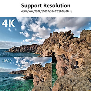 4k HDMI KVM USB Extender,KVM Over IP Support Gigabit POE Network Switch up to 383ft Cat6 to HDMI Receiver,4K@30Hz USB 2.0 Low LANTENCY for EDID JPEG2000 Extender(shuone Transmitter and Receiver)(Grey)