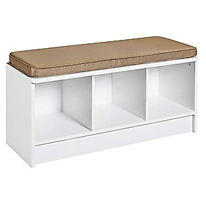 ClosetMaid 1569 Cubeicals 3-Cube Storage Bench, White