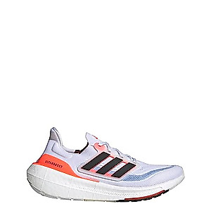 adidas Men’s Ultraboost Light Running Shoes (Ultraboost 23) Running Shoe, White/Black/Solar Red, 10.5 US Men