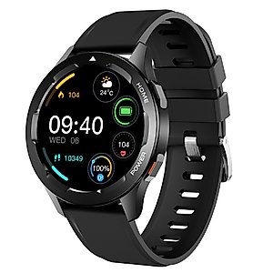 Smart Watches for Men 1.32 in Full Touchscreen Waterproof Smartwatch Bluetooth Call Dial Sports Calories Steps Counter Fitness Tracker Android iOS
