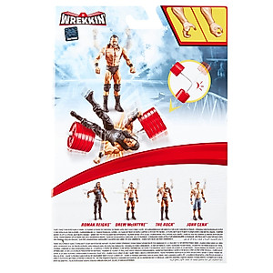 ​WWE Wrekkin Series 7 Drew McIntyre 6 in Action Figure with Slamming Action Gripping Hands and Bendable Barbell Weights Accessory Poseable 6 in Gift for Ages 6 Years Old and Up