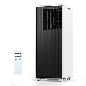 Adoolla 8000 BTU Portable Air Conditioner, Air Conditioners 3-in-1 Compact Fast Cooling Indoor AC Unit, Window Mount Exhaust Kit, Fan Dry Modes, 115V