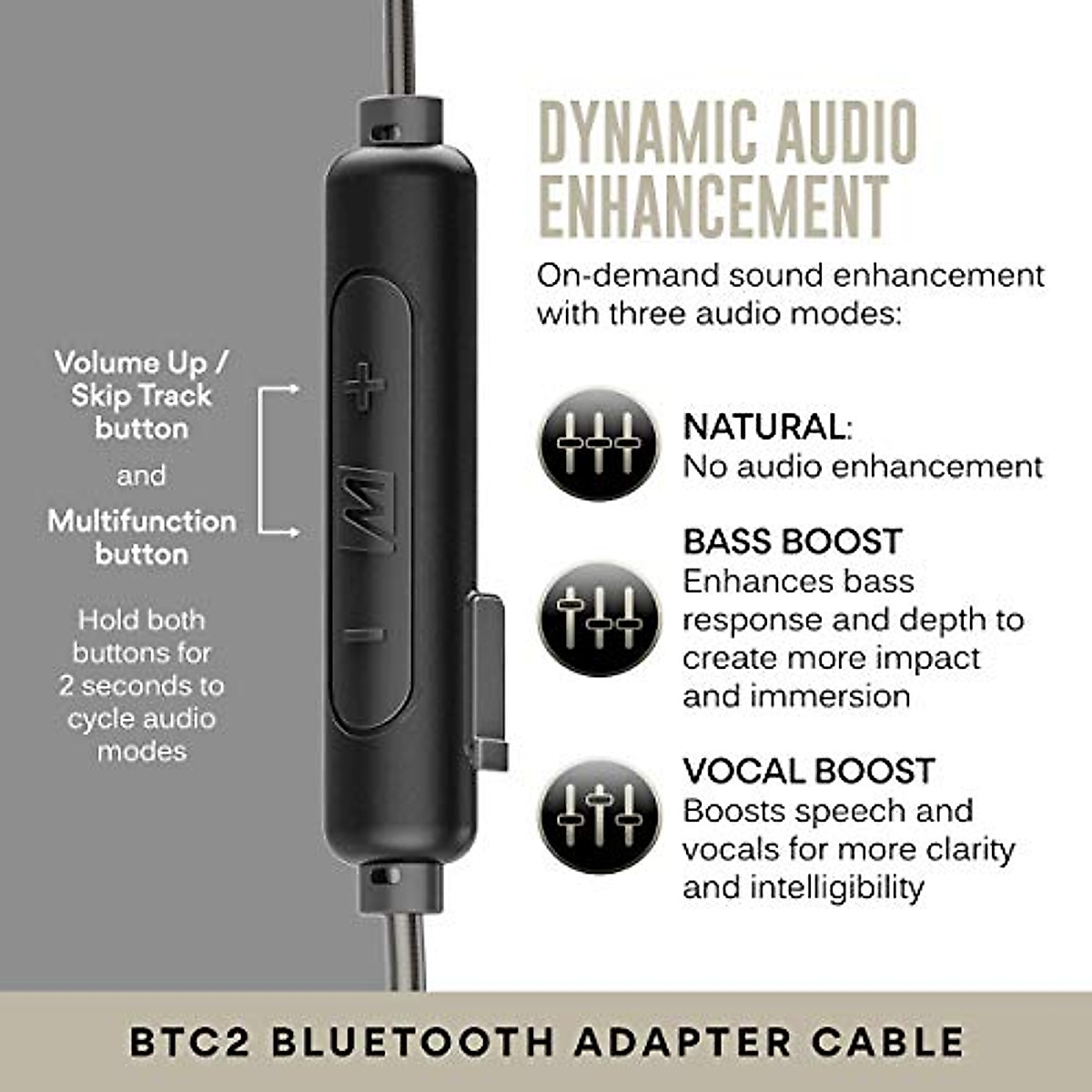 MEE audio M6 PRO Musicians' in-Ear Monitors Wired + Wireless Combo Pack: Includes Stereo Audio Cable and Bluetooth Audio Adapter (Clear) (CMB-M6PROBT-CL)