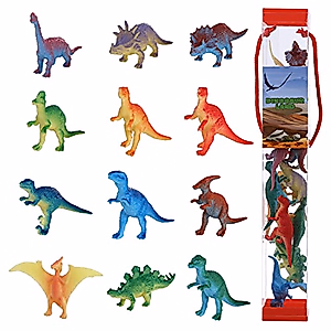 Animal Figures, 72 PCS Realistic Mini Dinosaur Insect Sea Farm Reptile Wild Jungle Animal Toys, Zoo Animals Playset, Cake Topper Party Favors for Kids 1, 2, 3 Year Olds