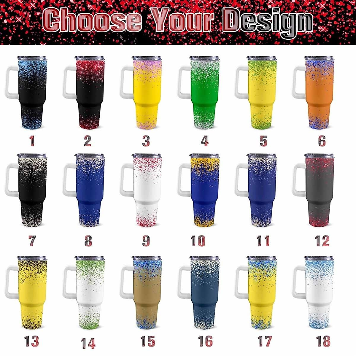 Custom 40oz Tumbler with Handle Customized Class of 2024 Stainless Steel Insulated Tumblers with Lid Straw Custom Travel Mug Personalized Graduation Gifts for Daughter Son