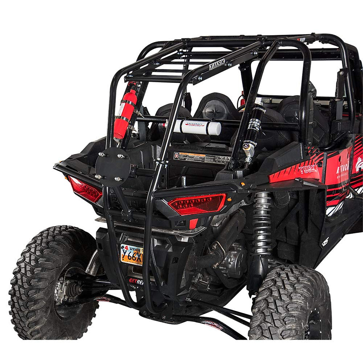 Tusk UTV Rear Bumper, Cargo Rack, and Spare Tire Carrier