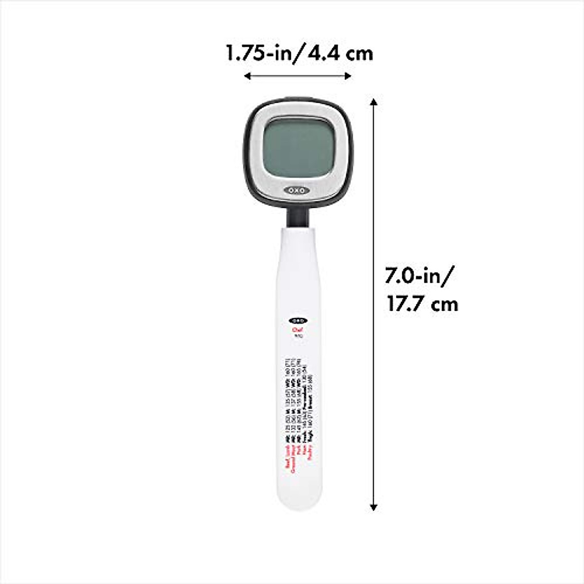 OXO Good Grips Chef's Precision Digital Instant Read Thermometer, Black