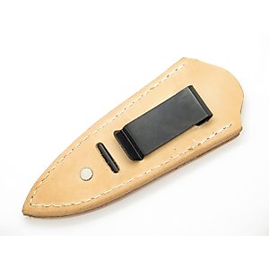 USA Custom Leather Fixed 3 Inch Blade Dagger Knife Boot Belt Clip Sheath Hunting Camping Fishing