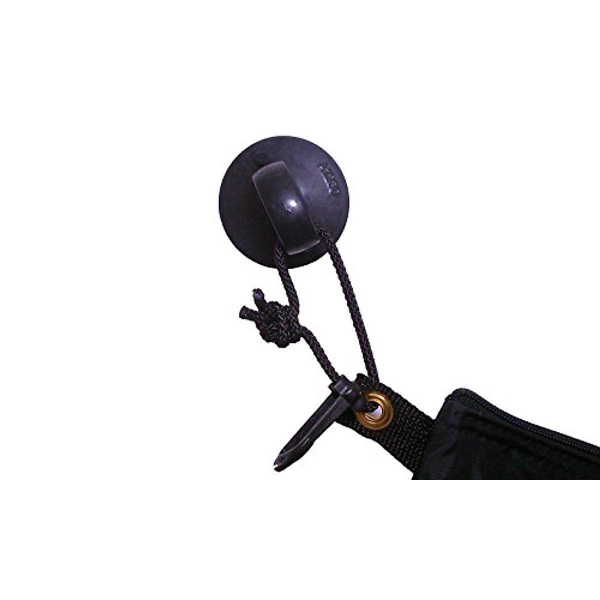 Mesh Caddy, Quick Dry Shower Tote Bag Hanging Toiletry and Bath Organizer with Suction Cup Clip Cord, Black, Rugged - Better Made in USA