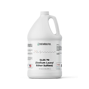 Chemfulfill Sodium Lauryl Ether Sulfate 70% – SLES 70% (SLES70) (Gallon (128 fl oz))