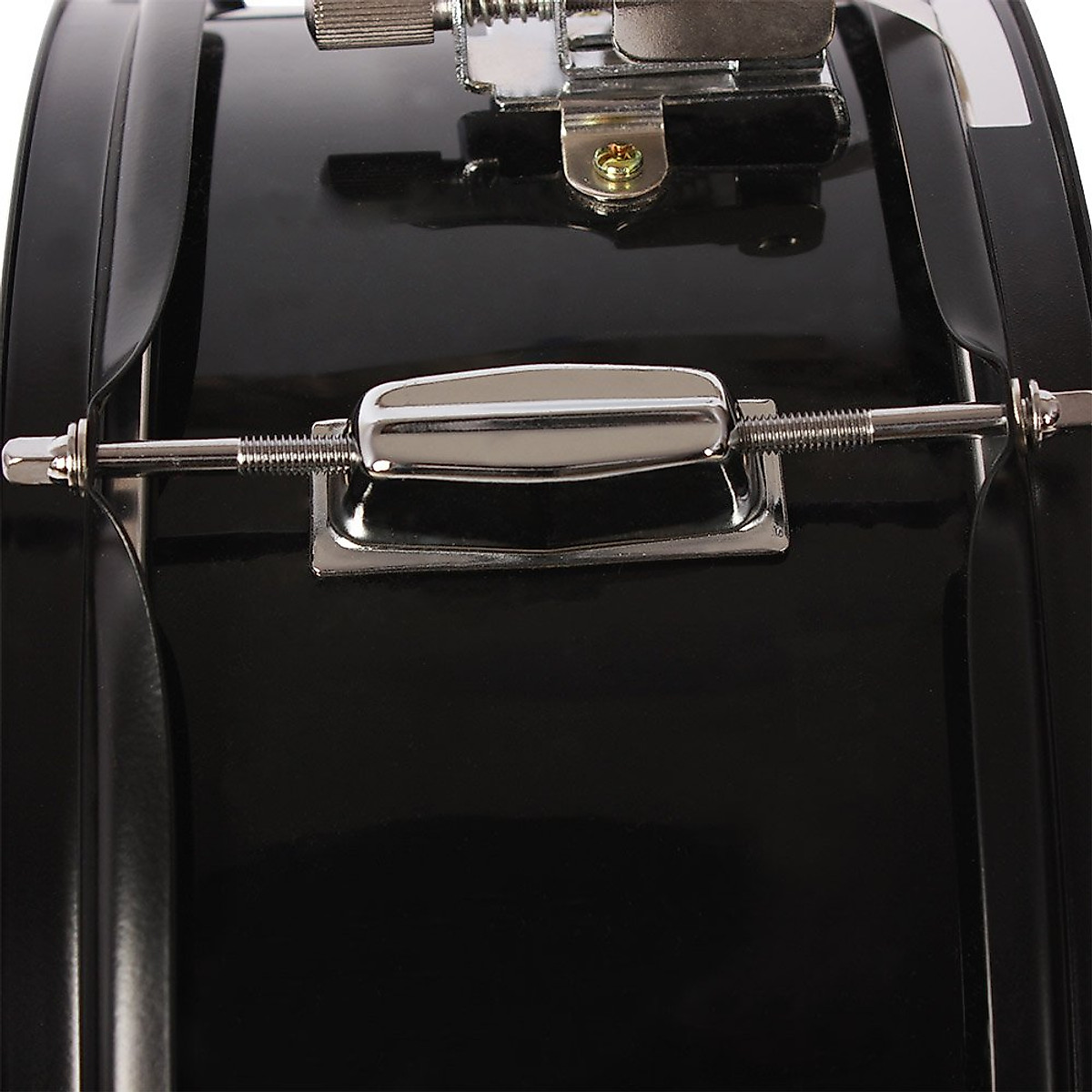 Professional Marching Snare Drum & Drum Stick & Strap & Wrench Kit Black (Marching Snare Drum)