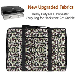 BQMAX 5011 Griddle Hood/Lid for Blackstone 22" and Griddle Cover Replacement Kit for Blackstone 22" Griddle-Camo