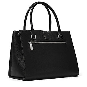 MICHAEL Michael Kors Women's Large Bond Satchel, Black, One Size