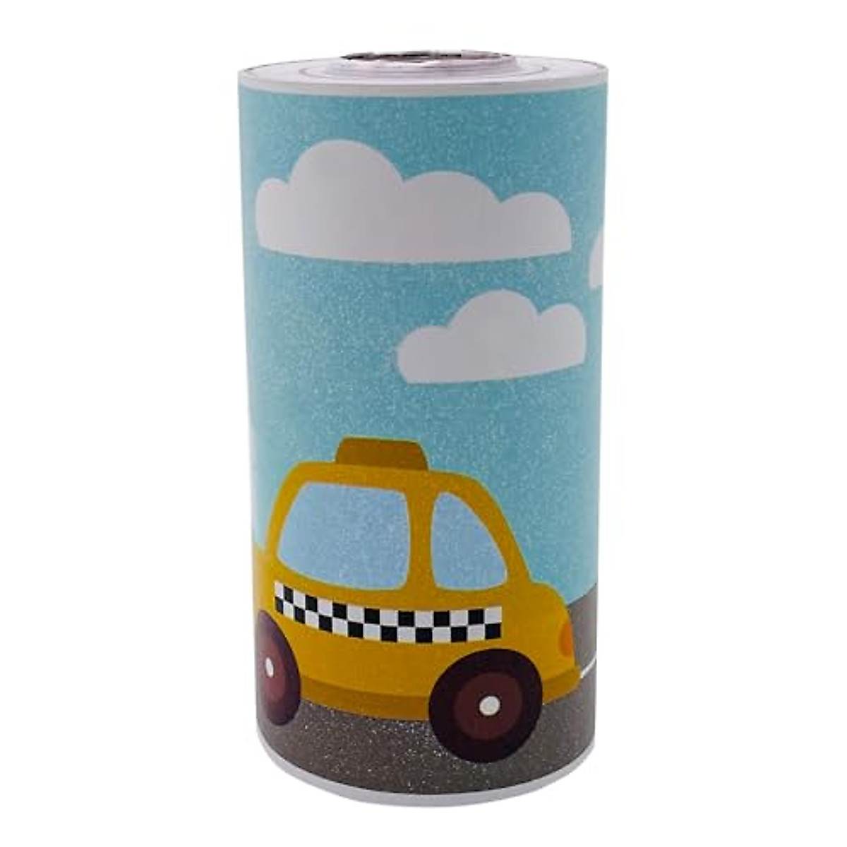 Yifely Traffic Car Wallpaper Border Self-Adhesive Wall Decor Sticker for Kids Room Nursery School Classroom