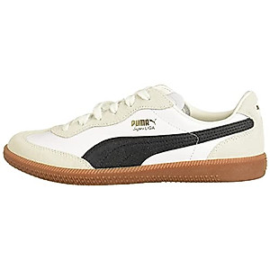 PUMA mens Super Liga Og Sneaker, Puma White-puma Black-puma Team Gold, 11 US